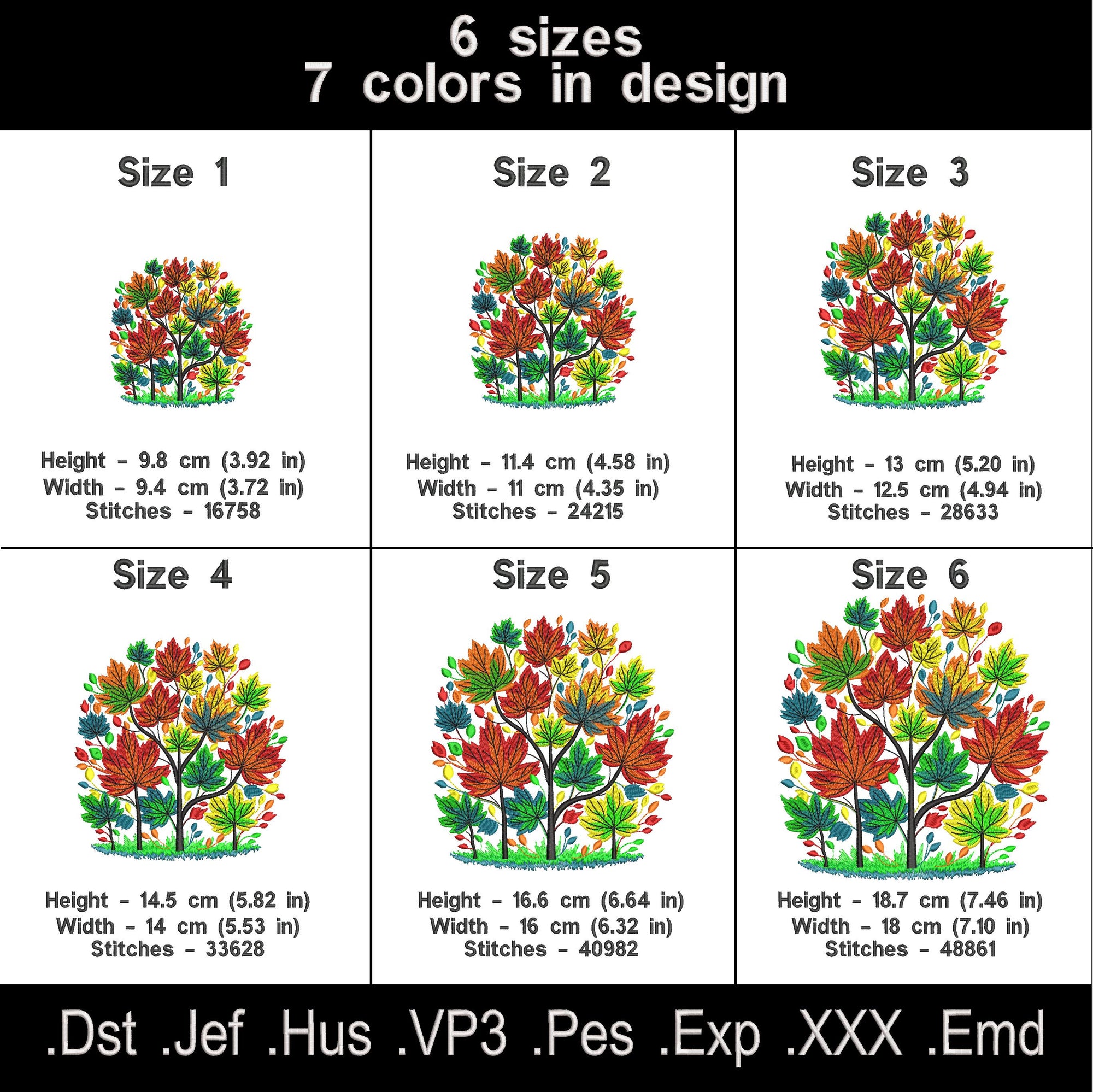 Fall embroidery designs. Autumn leaves embroidery designs for machine ...