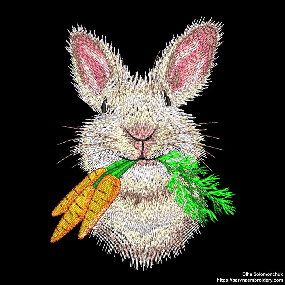 Bunny Machine embroidery designs. – BarvnaEmbroidery