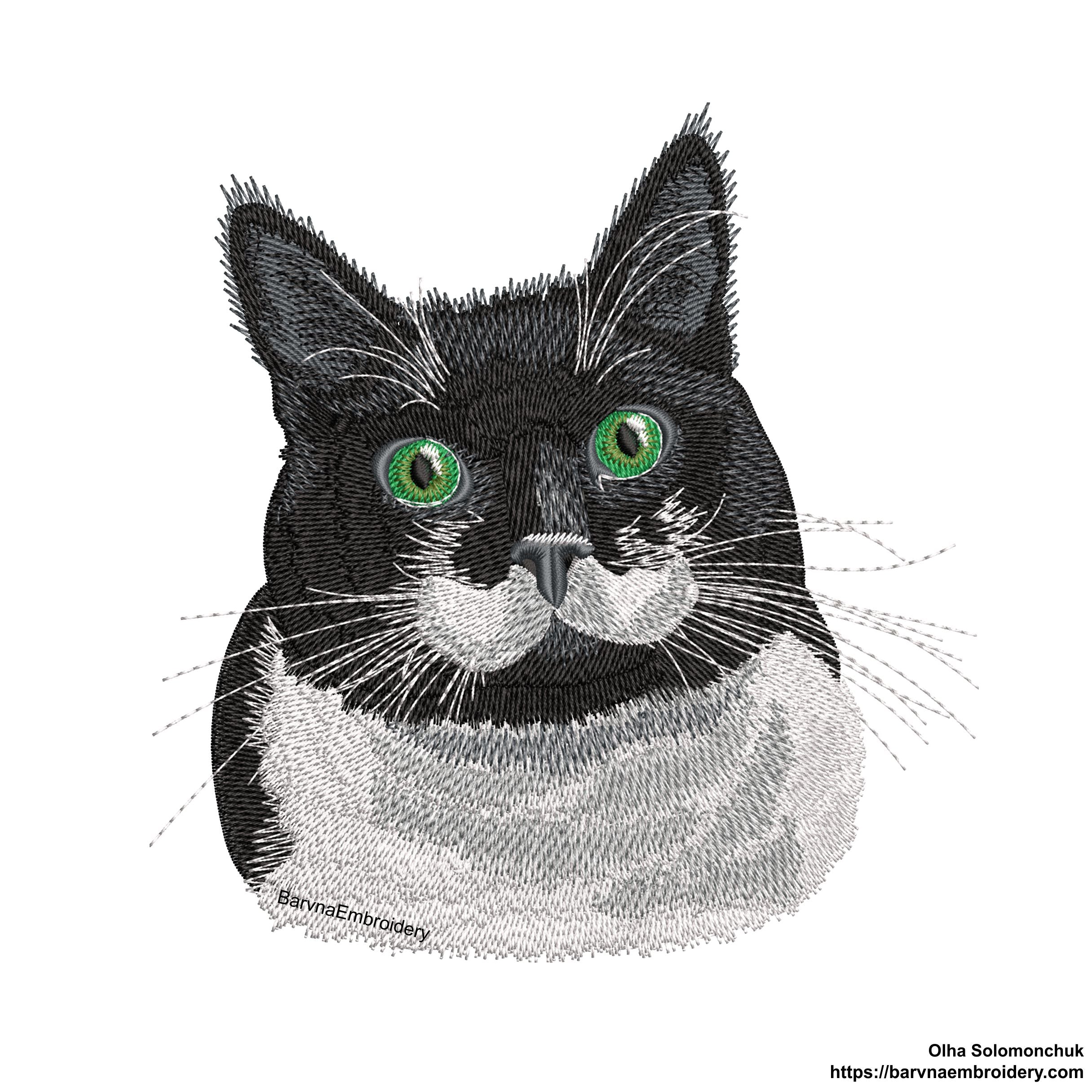 Cat Machine embroidery designs, Pets embroidery designs. – BarvnaEmbroidery