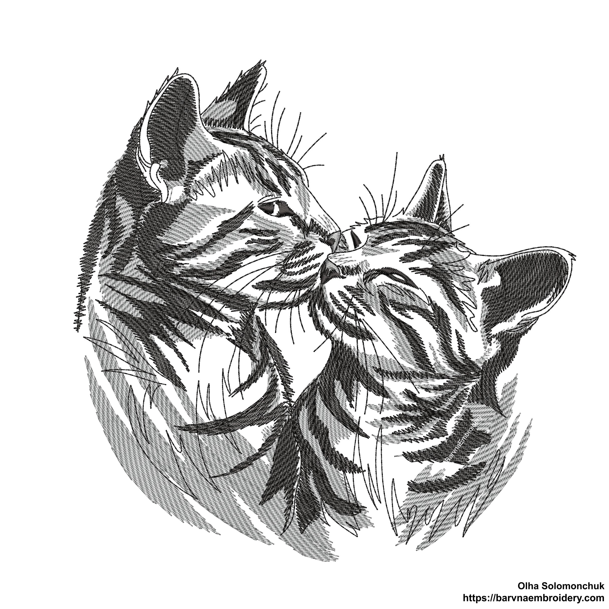 Cats Machine embroidery designs. – BarvnaEmbroidery