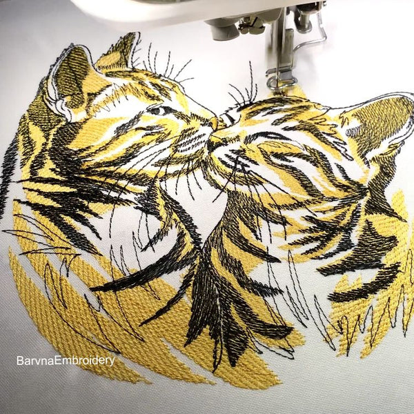 Cats Machine embroidery designs. – BarvnaEmbroidery