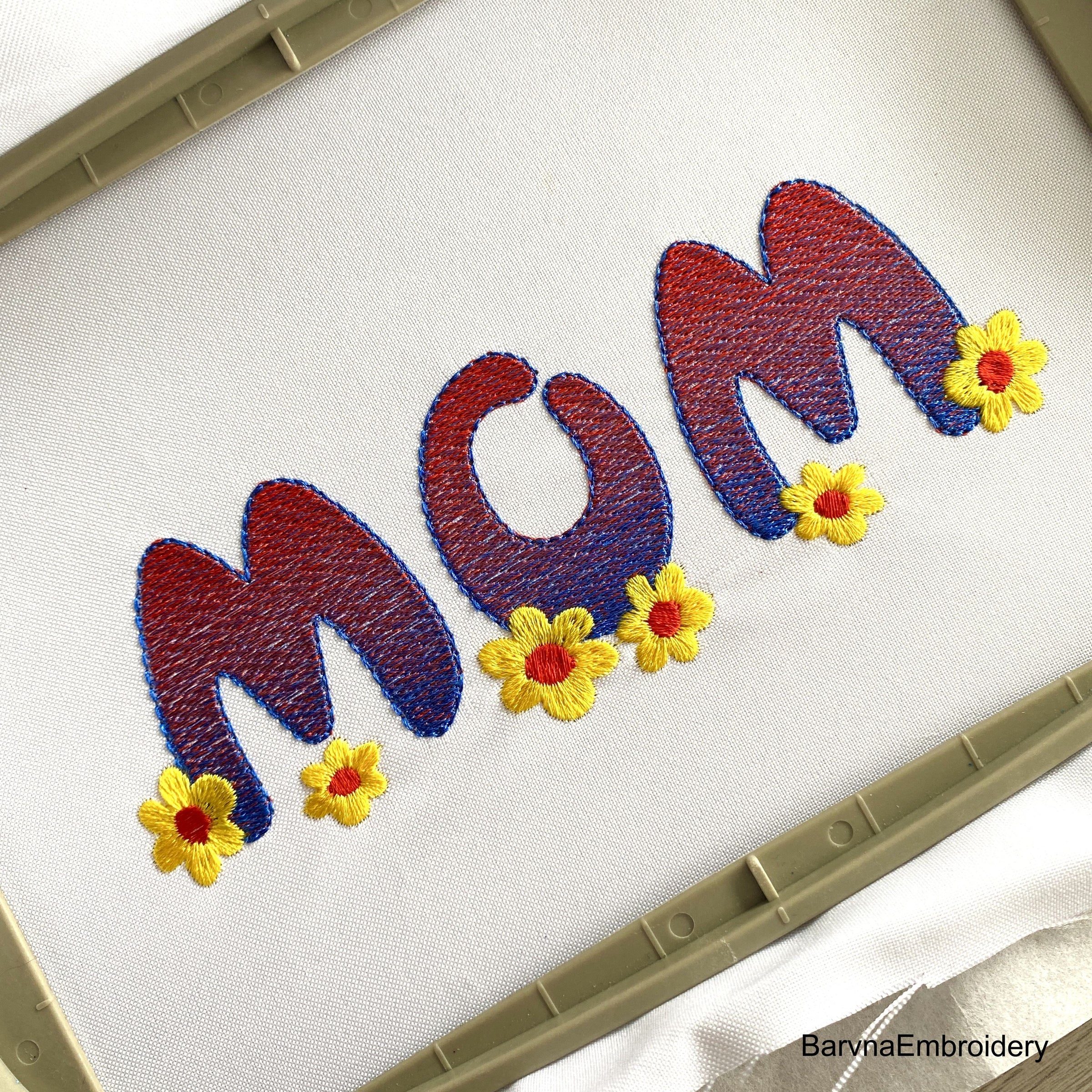Mom Machine embroidery designs. – BarvnaEmbroidery