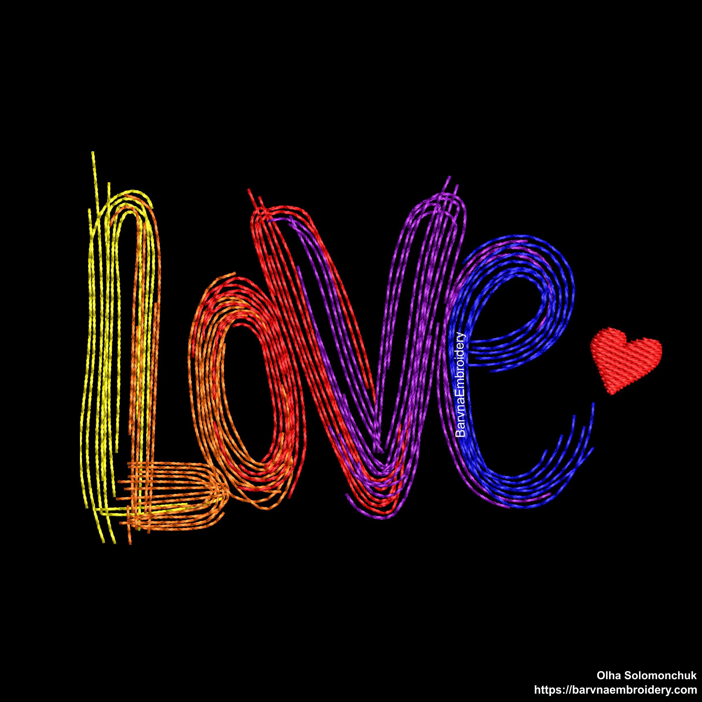 Love Machine embroidery designs. – BarvnaEmbroidery