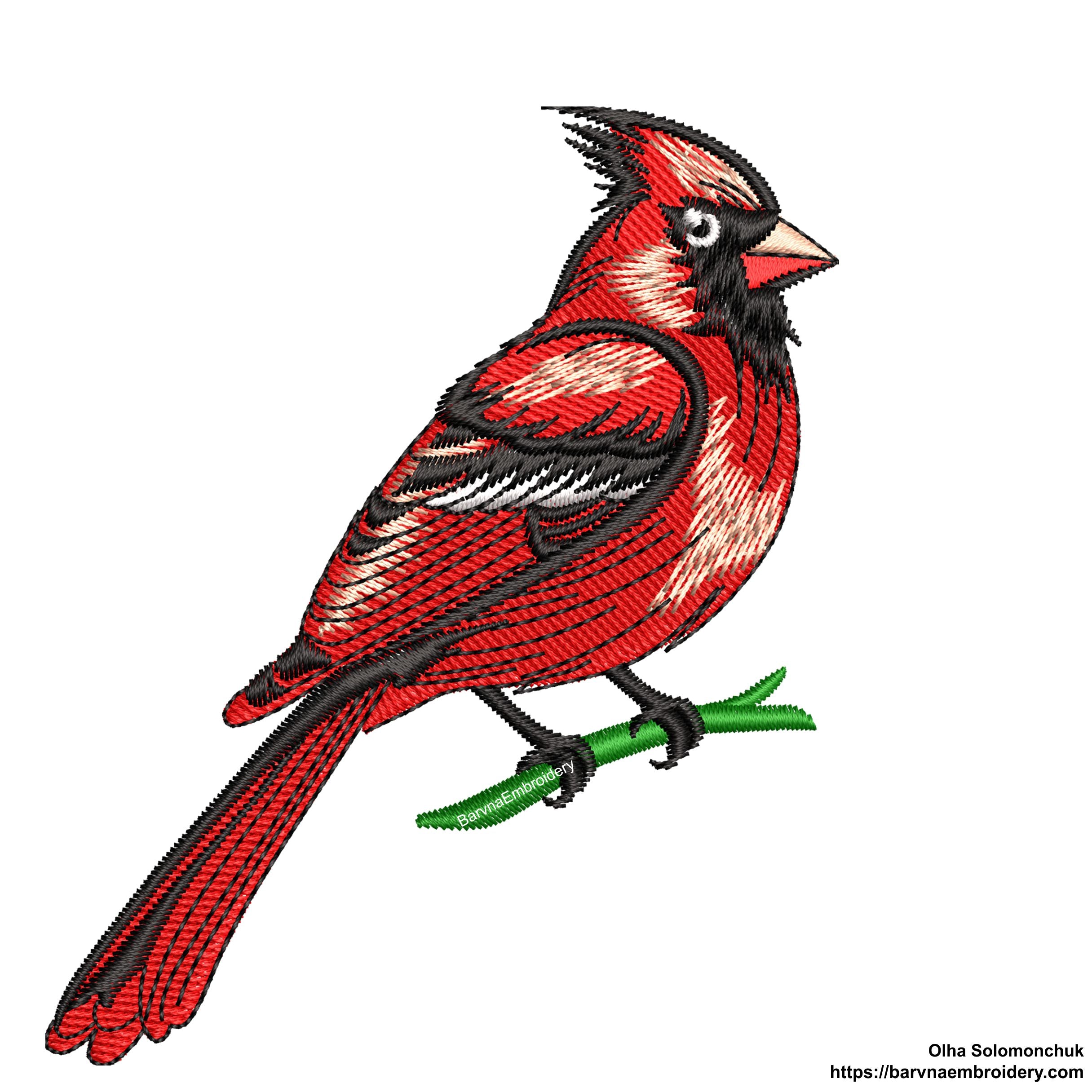 Cardinal Machine Embroidery designs. – BarvnaEmbroidery