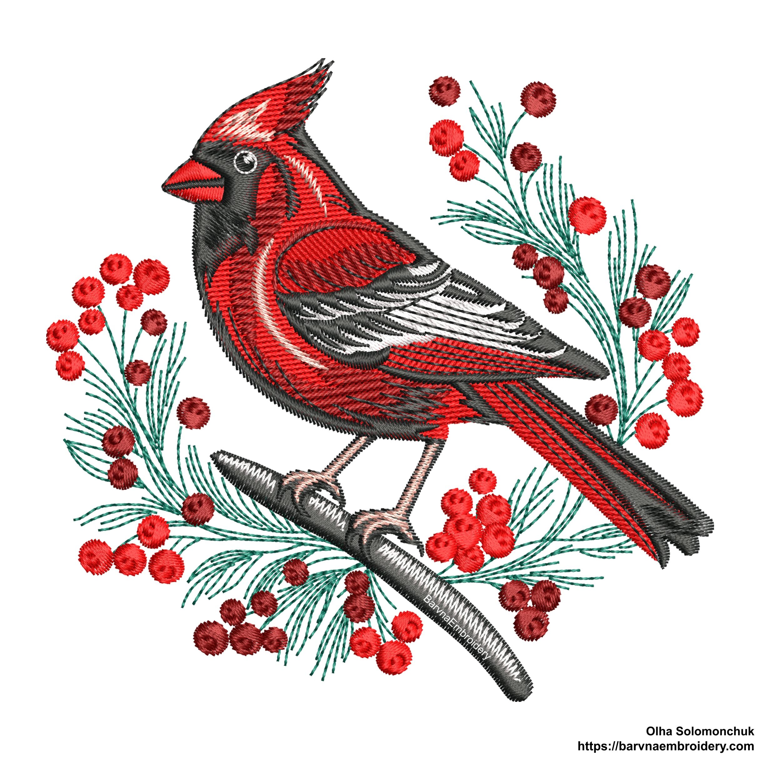 Cardinal Machine Embroidery designs. – BarvnaEmbroidery