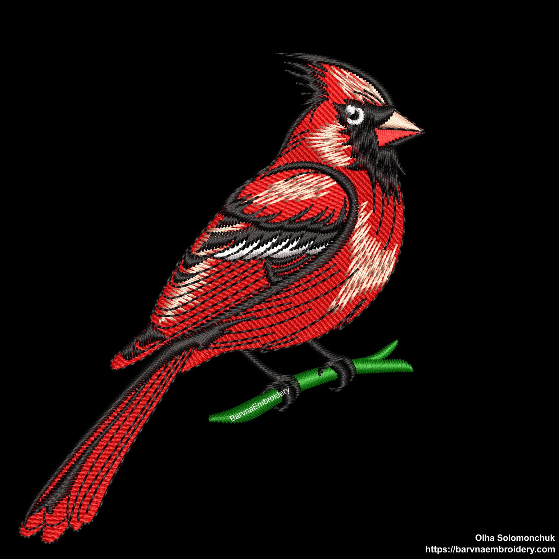 Cardinal Machine Embroidery designs. – BarvnaEmbroidery