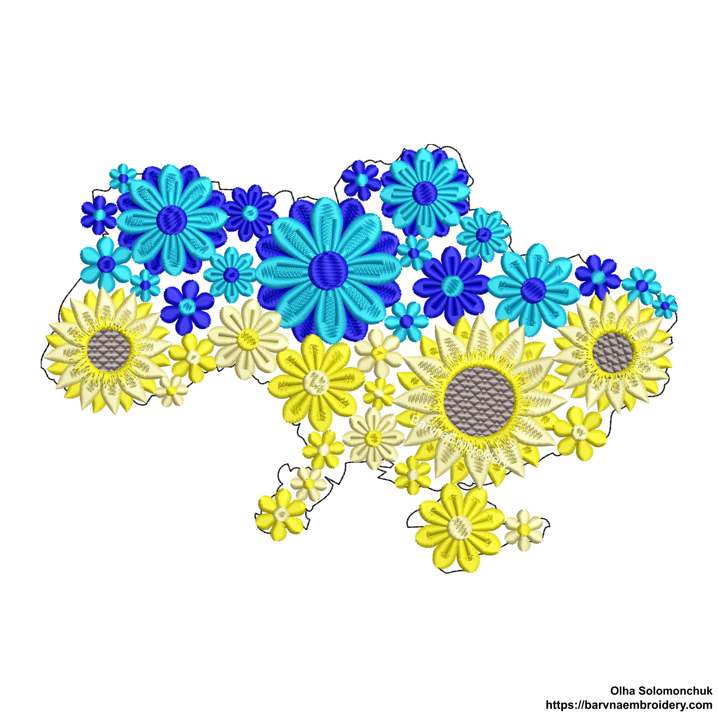 Ukrainian map embroidery design. Ukraine embroidery design ...